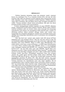 EVALUASI PENANGGULANGAN PROBLEM KEPASIRAN DENGAN METODE INJEKSI CHEMICAL SANDAID PADA LAPISAN 2B ...